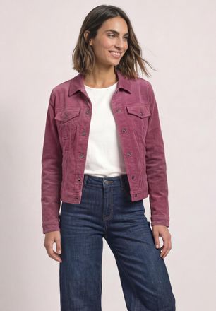 Street One Cordjacke STREET ONE, Damen, Gr. 34, rosa (schwarz clouded blush), Cord, 98% Baumwolle, 2% Elasthan, unifarben, regular fit normal, ohne Ausschnitt, B