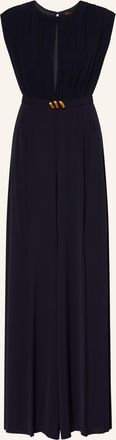 Max Mara Max Mara Studio Jumpsuit Giunchi Mit Seide blau