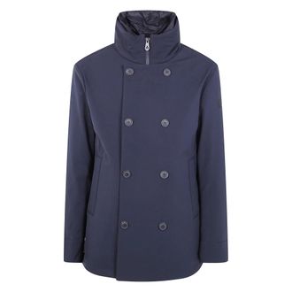 Peuterey Milit&auml;rstil Jacke - - Jackets - Herren - Blau - 2XL