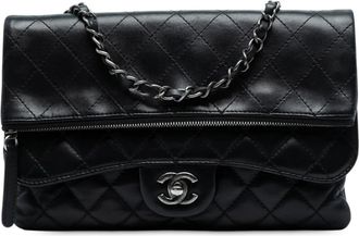 Chanel Hobo Bags - Paris-Salzburg Lambskin Zip Multi Flap - Gr. unisize - in Schwarz - für Damen
