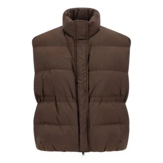Brunello Cucinelli Gesteppte Daunenweste - - Jackets - Damen - Braun - S