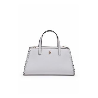 Tory Burch Emerson Whipstitch Tote - - Bags - Damen - Wei&szlig; - ONE SIZE