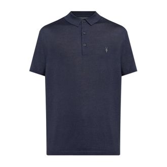 AllSaints Homme, Tops, Bleu, Taille: XL Polo Mode