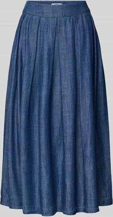 0039 Italy Midirock aus Lyocell-Leinen-Mix Modell KYLIE