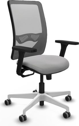Piqueras y Crespo Drehbarer Schreibtischstuhl ohne Rollen Zulema mit 3D-Armlehnen, h&ouml;henverstellbare Lendenwirbelst&uuml;tze, ausgestattet mit 3 Positionen und Schneidschaum
