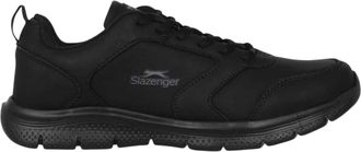 Slazenger Force Sneaker f&uuml;r Herren, Netzmaterial (Schwarz)