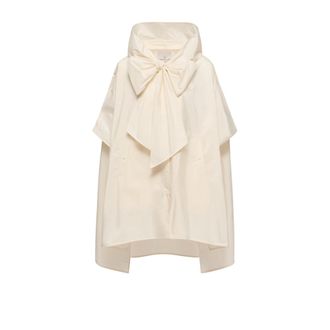 Moncler Moncler Cape En Taffetas L&eacute;ger, Femme, Blanc, Taille: Uni