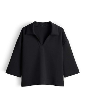 someday Sweatshirt UVANA Oversized aus weichem Scuba Sweat weite Passform, oversized, formstabil