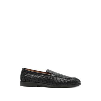 Santoni Homme, Chaussures, Noir, Taille: 41 1/2 EU Mocassins