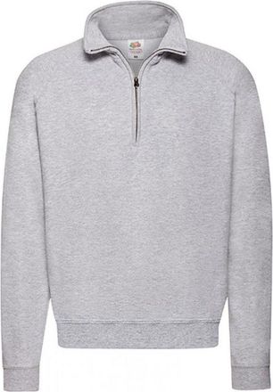 Fruit Of The Loom Sweatshirt Classic Zip Neck Sweat