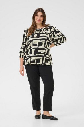 Kaffe Curve Langarmbluse Langarm-Bluse KCmarina Gro&szlig;e Gr&ouml;&szlig;en