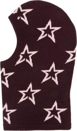 Perfect Moment Balaklava mit Intarsienmuster - Rot