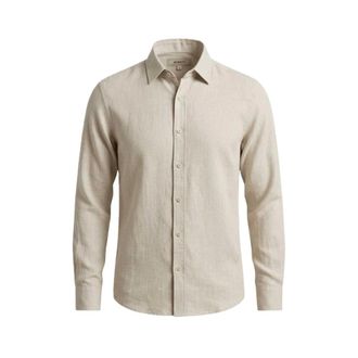 40weft 40Weft, Homme, Chemises, Beige, Taille: XL Chemises D&eacute;contract&eacute;es