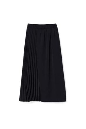 Desigual Femme Longue Tissée pour Jupe, Noir, M EU