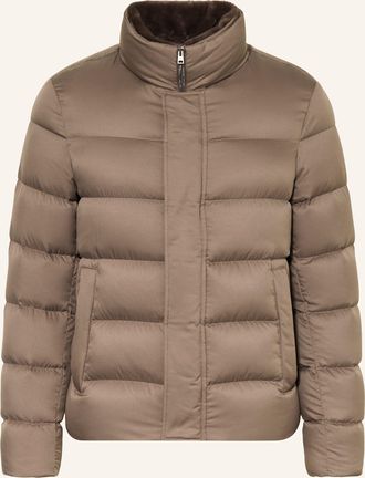 Herno Herno Daunenjacke Mit Abnehmbarem Kunstfell beige