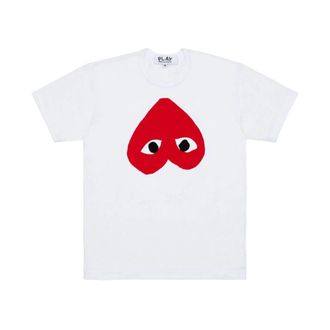 Comme Des Gar&ccedil;ons Comme des Garcons T-Shirts und Poloshirts Wei&szlig; - - Tops - Damen - Wei&szlig; - S