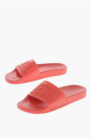 Diesel Rubber Slides SA-MAYEMI with Embossed Logo size 36