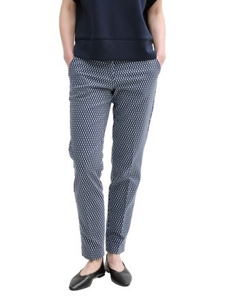 Tom Tailor Damen 1044864 Mia Slim Fit Hose, 37467-Blue Navy Minimal, 36W / 30L