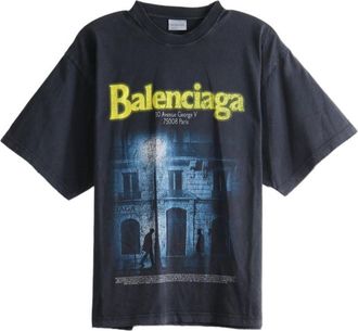 Balenciaga T-shirt en coton imprim&eacute;