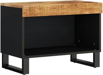 vidaXL Vidaxl - Meuble tv 60x33x43,5 cm bois massif de manguier