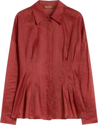 Max Mara Femme, Blouses et Chemises, Rouge, Taille: 36 FR Camicia