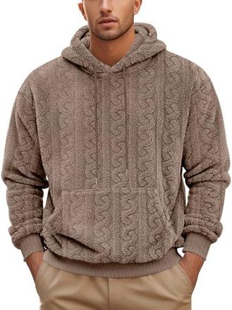 Generic Sweat &agrave; capuche pour homme Couleur unie Sport Casual Sweatshirt Streetwear Sportif Loisirs Mode Quotidien Chaud Respirant Automne Hiver Haute Qualit&eacute; 