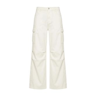 AG - Adriano Goldschmied Pantalon large - Femme - Pantalons - Blanc - Taille: W27