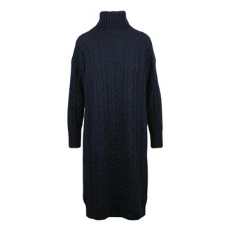 PESERICO Zopfstrickkleid - - Dresses - Damen - Blau - XL