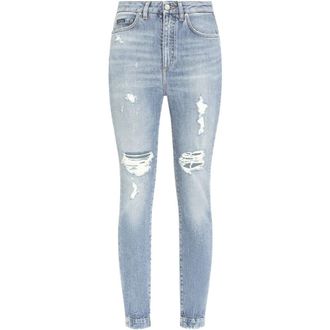 Dolce & Gabbana Zerst&ouml;rte Denim Jeans - - Jeans - Damen - Blau - S