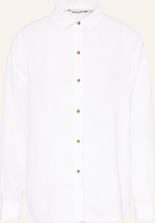 Barbour Hemdbluse Hampton Aus Leinen weiss