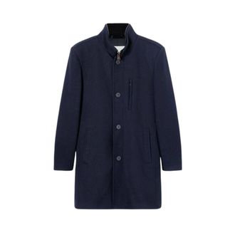 Roy Robson ROY Robson, Homme, Manteaux, Bleu, Taille: 3XL Manteau Trois-Quarts Piqu&eacute; avec Gilet D&eacute;tachable