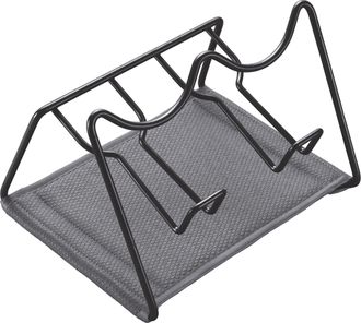 Metaltex Sodatex 2 Lava Flaschenhalter für 2 Flaschen mit Deckelhalter, Schwarz