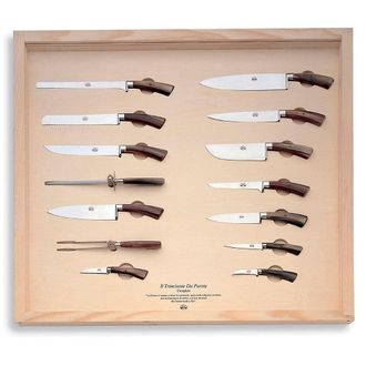 Coltellerie Berti Il trinciante Da Parete - COMPLETO - geschmiedete K&uuml;che Messer Set