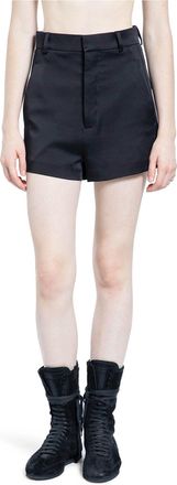 Ann Demeulemeester Stine Tailored Shorts in Cady Satin
