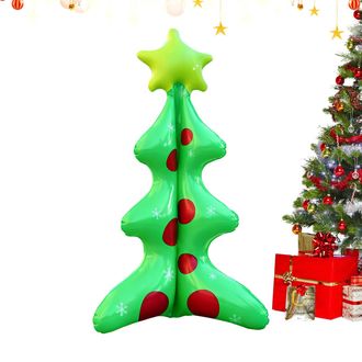 Generico Aufblasbarer Weihnachtsbaum: saisonale Weihnachtsdekoration, f&uuml;r Innen- und Au&szlig;enbereiche, wasserdicht, 35,5 x 61 cm, Rasen-Fotografie, Familienhof, H