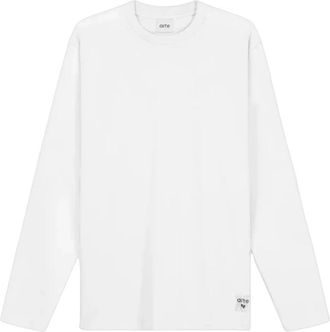 Arte Homme, Tops, Blanc, Taille: M Reversible Label Longsleeve
