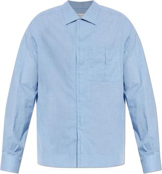 Maison Margiela Homme, Chemises, Bleu, Taille: 2XL Shirt With Pocket