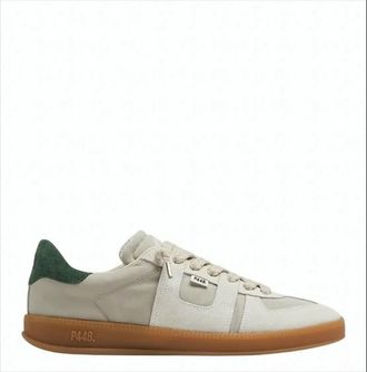 P448 Low-Top Sneaker - Beige Nylon And Suede Monza Sneakers - Gr. 40 (EU) - in Beige - f&uuml;r Damen