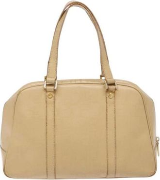 Celine Pre-owned Cuir sacs-main - Femme - Pre-owned - Beige - Taille: ONE Size