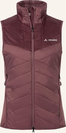 Vaude Hybrid-Steppweste Sesvenna rot