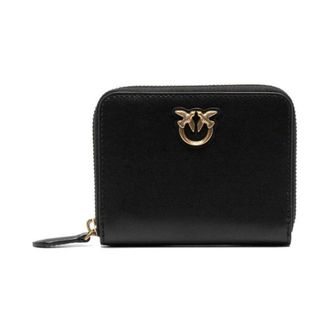 Pinko Pinko, Femme, Accessoires, Noir, Taille: ONE Size Portefeuille zipp&eacute; Taylor