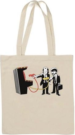 Generic TV 72 Sac fourre-tout en coton naturel Blanc