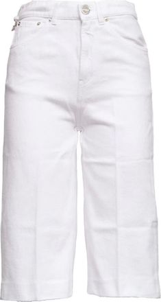 Dondup Femme, Shorts, Blanc, Taille: W25 Delfine Bermuda Shorts