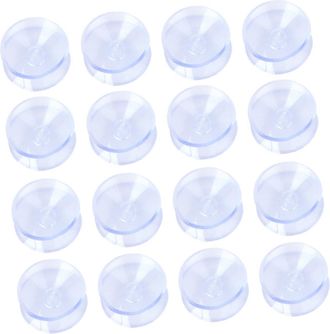 Artibetter 30 Stück Doppelseitige Transparente Saugnäpfe für Glas tischplatten rutschfeste Saugnoppen als Unsichtbare Schutzpads Wiederverwendbar und Einfach zu 