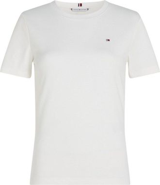 Tommy Hilfiger Rundhalsshirt CRV SLIM CODY C-NK SS in Gro&szlig;en Gr&ouml;&szlig;en, mit Rundhals