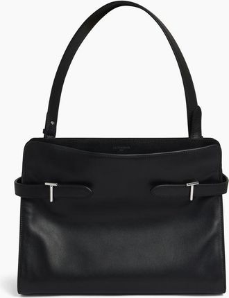 Le Tanneur Große Emie Schultertasche aus glattem Leder und Nubuk