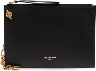 Balmain Femme, Accessoires, Noir, Taille: ONE Size Pulse Leather Pouch