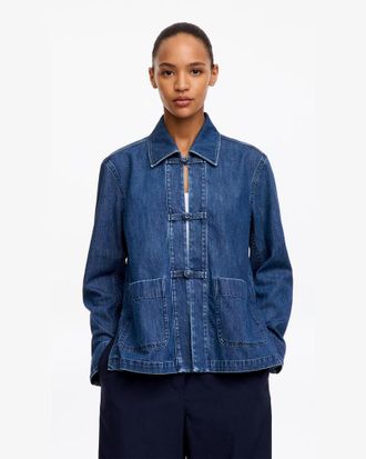 Arket Hemd Aus Denim-Twill -Blau
