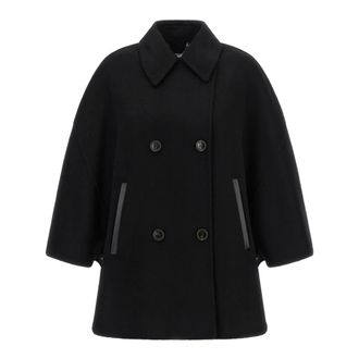 Max Mara MxaOspite Unlined Hood - - Coats - Damen - Schwarzk - M