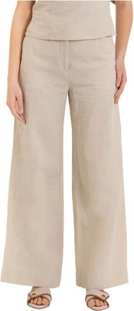 Kocca Femme, Pantalons, Beige, Taille: 38 FR Pantalon Large